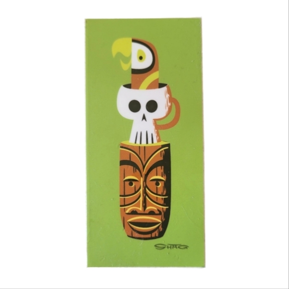Shag | Other | Shag Tiki Bird Sticker | Poshmark